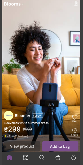 Bloomer - Video-First Shopping Experience